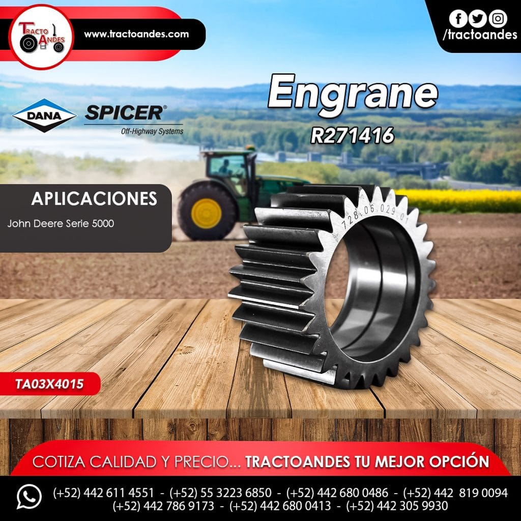Engrane - R271416 - Refacciones para maquinaria agrícola
